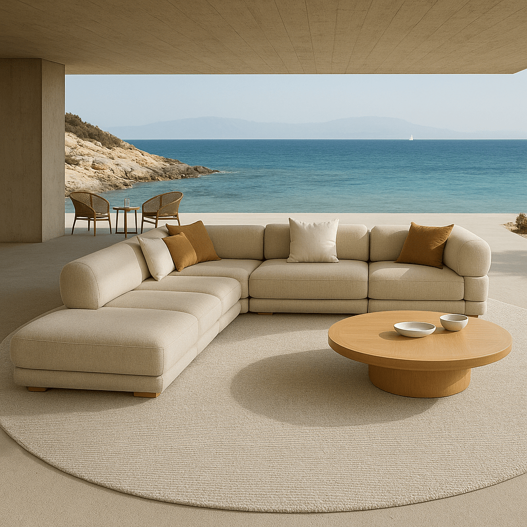 EAGLE Beige | 10´Ø – KAYMANTA | Luxury Rug Makers