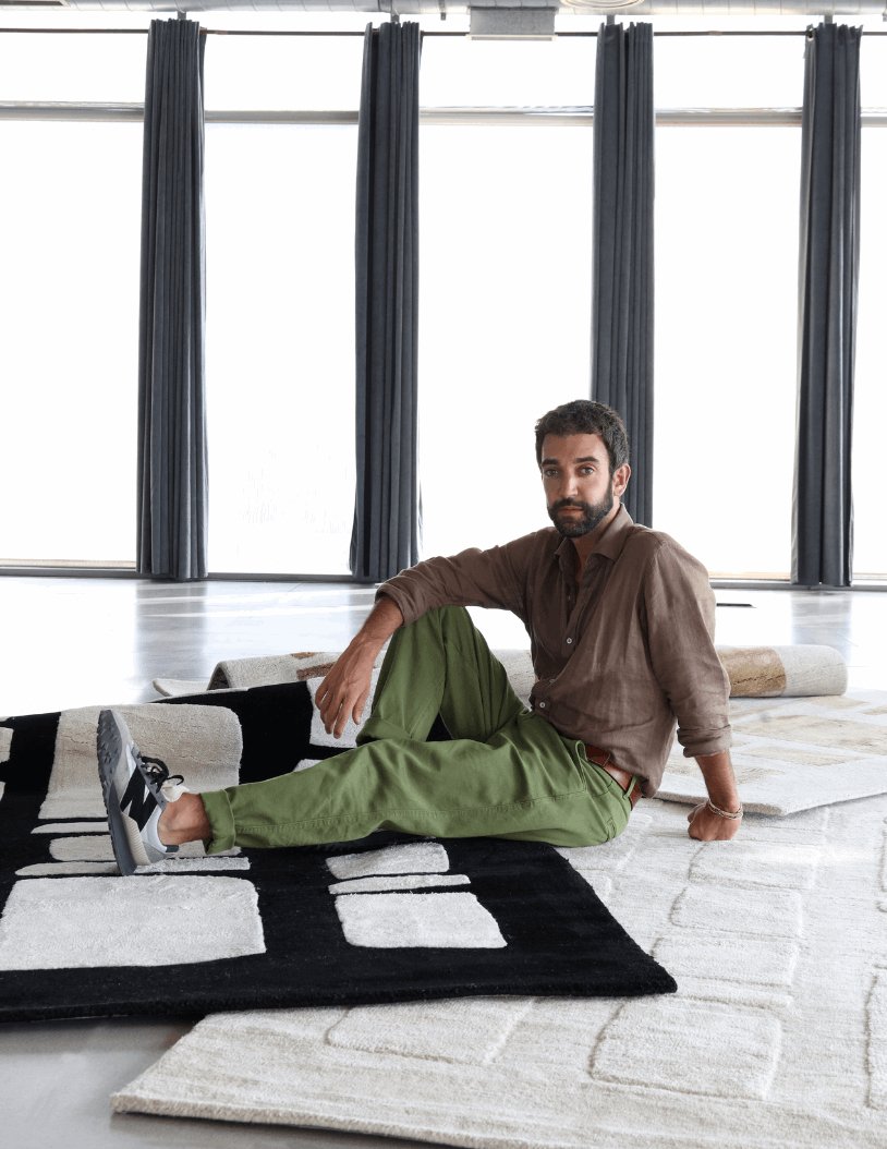 Pierre Rug | Design by Pablo Erroz | Customizable in 1400 Colors ...